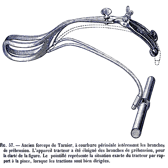Ancien forceps de Tarnier